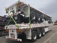China Chinese Hot Selling Semi-trailer Flatbed Board Semi-trailer Maximum Load 100T Chinese Manufacturer Customized for sale