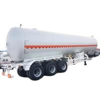 China The latest process design of CIMC is a three-axis liquid medium semi-trailer made of high-strength steel. for sale