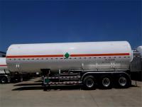 China The latest process design of CIMC is a three-axis liquid medium semi-trailer made of high-strength steel. for sale
