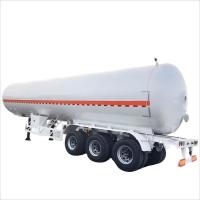 China The latest process design of CIMC is a three-axis liquid medium semi-trailer made of high-strength steel. for sale