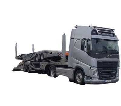 China 8/10 Cars Carrying Vehicle 2 or 3 axles Double Deck Auto Car Carrier Transport Truck trailer for Africa for sale