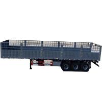 China High-Strength Steel CIMC Livestock Semi-Trailer With Utility Side Door And Drop Side Fence Truck Trailers for sale