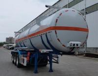 China CIMC 3 / 4 Axles Liquid Nitrogen natural gas Lpg Tanker Truck and Semi Trailer Propane Transport Road Tanker for sale