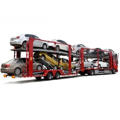 China CIMC brand new flatbed perfect for car transportation made from steel equipped with Wabco brake system semi trailers for sale