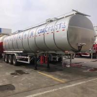 China CIMC Latest Process High-Strength Steel Three-Axle Oil Tanker Semi-Trailer New Condition Pressure Vessels Tank Trailers Product for sale