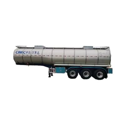 China CIMC Second Hand Diesel Fuel Tanker Truck 6x4 Drive Wheel Manual Transmission Oil Water Chemical Storage Refueling Steel Storage for sale