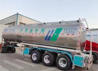 China CIMC 3 axles 41cbms iron and stainless steel Ordinary liquid tank edible cooking oil semi trailer tanker for sale