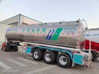 China CIMC 3 axles 41cbms iron and stainless steel Ordinary liquid tank edible cooking oil semi trailer tanker for sale