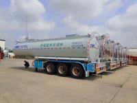 China CIMC 3 axles 41cbms iron and stainless steel Ordinary liquid tank edible cooking oil semi trailer tanker for sale