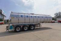 China CIMC 3 axles 41cbms iron and stainless steel Ordinary liquid tank edible cooking oil semi trailer tanker for sale