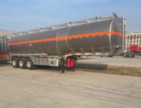 China CIMC 33000 40000 45000 50000 60000 Litres 3 Axles Aluminum Alloy Fuel Petrol gasoline Oil Tank Tanker Semi Trailer for Sale for sale