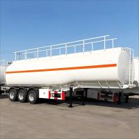 China CIMC 3 Axle 30000L/40000L/50000L /60000L Carbon /Stainless Steel Oil/Fuel/Diesel/Gasoline/Water/Milk Tanker Truck Semi Trailer for sale