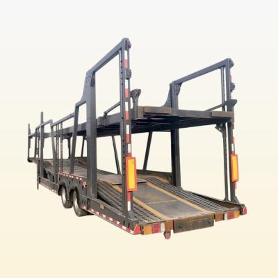 China High Efficiency Cimc Brand New Flatbed Skeleton Semi Trailer Accessories For Car Hauler Transport Trucks And Trailers for sale
