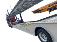 China High Efficiency Cimc Brand New Flatbed Skeleton Semi Trailer Accessories For Car Hauler Transport Trucks And Trailers for sale