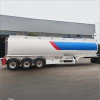 China CIMC tri axle Stainless Steel Petrol Diesel Gasoline 6-7 separate warehouse 7000L Transport Oil Fuel Truck tanker Semi Trailer for sale