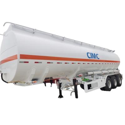 China CIMC manufactures high-quality three-axle liquid tank cars with a maximum load capacity of 60000L for sale