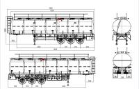 China CIMC New Design Diesel Fuel Tanker Truck Wheel for Oil, Water, Chemical Storage & Refueling Steel Storage for sale