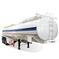 China CIMC design of the latest high-strength steel three-axle oil tank semitrailer for sale
