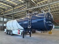 China CIMC design of the latest high-strength steel three-axle oil tank semitrailer for sale