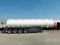 China CIMC design of the latest high-strength steel three-axle oil tank semitrailer for sale