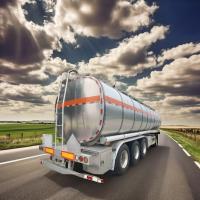 China Manufacturer Customized 3-Axis Aluminum Alloy Oil Tanker Truck  Semi-Trailer for sale