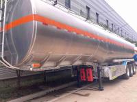 China China's High-quality 3-axle Aluminum Alloy Oil Tanker Maximum Load Capacity Of 60000L for sale