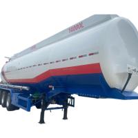 China 3-Axis Oil Tanker Semi-Trailer Fuel / Liquid Tank Semi Trailer for sale