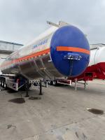 China 3-Axis Oil Tanker Semi-Trailer Fuel / Liquid Tank Semi Trailer for sale