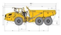 China HIGH PERFORMANCE MINING OPERATION TRUCK, XDA45U ARTICULATED MINING DUMP TRUCK for sale