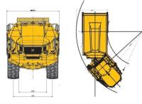 China HIGH PERFORMANCE MINING OPERATION TRUCK, XDA45U ARTICULATED MINING DUMP TRUCK for sale