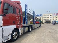China CIMC 2 Axle 8 Land Road Car Carrier Trailer Car Transport Trailer for sale