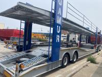 China CIMC 2 Axle 8 Land Road Car Carrier Trailer Car Transport Trailer for sale