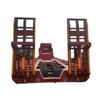 China Heavy-Duty Lowbed Semi Trailer For Transporting Oversized Equipment Machinery And Construction Vehicles Safely for sale