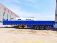 China CIMC 3 Axles 13m Used In The Transportation Of Various Bulk Goods Or Containers Heavy Duty Sidewall Fence Semi Trailer for sale