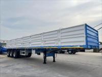 China CIMC 3 Axles 13m Used In The Transportation Of Various Bulk Goods Or Containers Heavy Duty Sidewall Fence Semi Trailer for sale