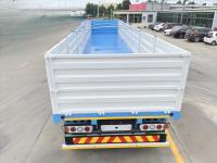China CIMC 3 Axles 13m Used In The Transportation Of Various Bulk Goods Or Containers Heavy Duty Sidewall Fence Semi Trailer for sale