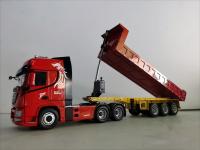 China CIMC 5/6 Axle 30-70 Ton Transport Coal Ore Building Materials Equal Box Body 40CBM Hydraulic Tipper Trailer for sale