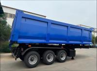 China 4 Axles 36-40 Cubic Meters Rear Carrying Heavy Materials Sand Rock Ore Stone Tipper Dump Truck Semi Trailers for sale