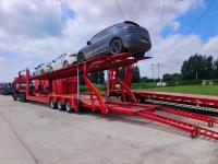 China 3 Axle Vehicle Auto Car Carrier Transport Semi Trailer for sale