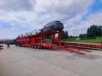 China 3 Axle Vehicle Auto Car Carrier Transport Semi Trailer for sale