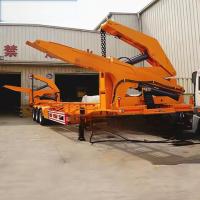China 40ft Steel Container Semi-Trailer Side Loader With Wabco Brake System for sale