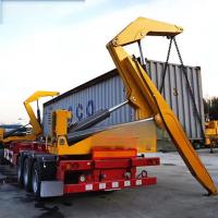 China 40ft Steel Container Semi-Trailer Side Loader With Wabco Brake System for sale