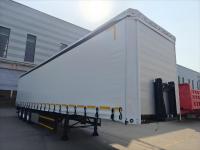 China Versatile CIMC Tarped Semi-Trailer Frames New Design Durable Customizable For Cargo Protection For Sale for sale