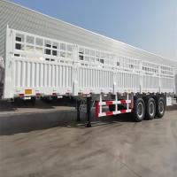 China New Design Fence Semi Trailer For Animals Transportation Or Heavy Duty Transportation for sale