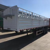 China New Design Fence Semi Trailer For Animals Transportation Or Heavy Duty Transportation for sale