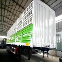 China New Design Fence Semi Trailer For Animals Transportation Or Heavy Duty Transportation for sale