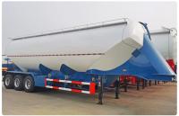 China CIMC High Tensile Low Carbon Alloy Steel 40cbms 3-axle W Shape Bulker Carrier Cement Semi-trailer for sale