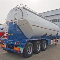 China CIMC High Tensile Low Carbon Alloy Steel 40cbms 3-axle W Shape Bulker Carrier Cement Semi-trailer for sale