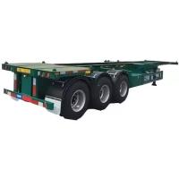 China Special Pulling 20 Or 40 Feet Heavy Load Capacity International Containers For Ports Skeleton Semi Trailer for sale