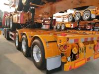 China Special Pulling 20 Or 40 Feet Heavy Load Capacity International Containers For Ports Skeleton Semi Trailer for sale